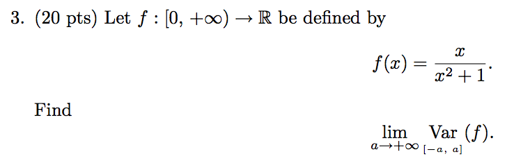 Let f: [0, +infinity) rightarrow be defined by f(x) | Chegg.com Let f: [0, +infinity) rightarrow be defined by f(x) | Chegg.com