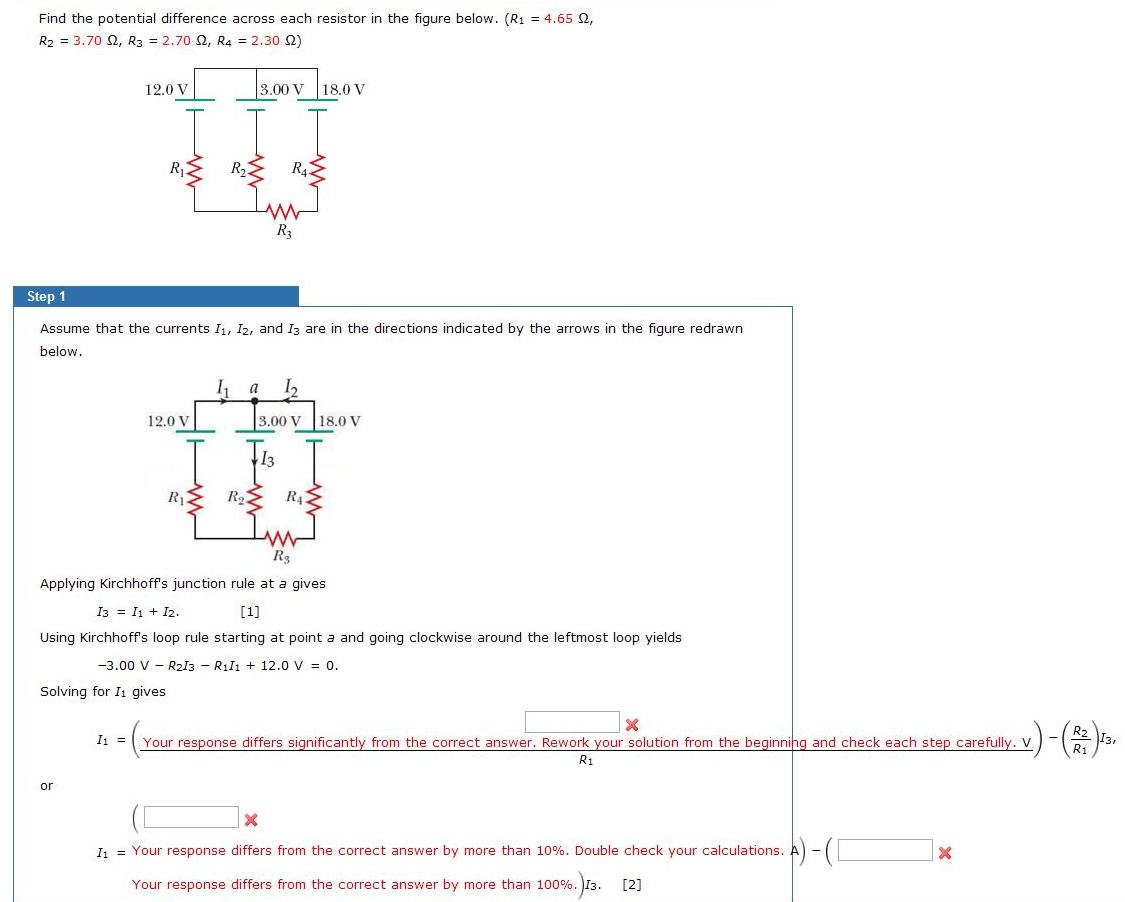 Solved Find the potential difference across each resistor in | Chegg.com
