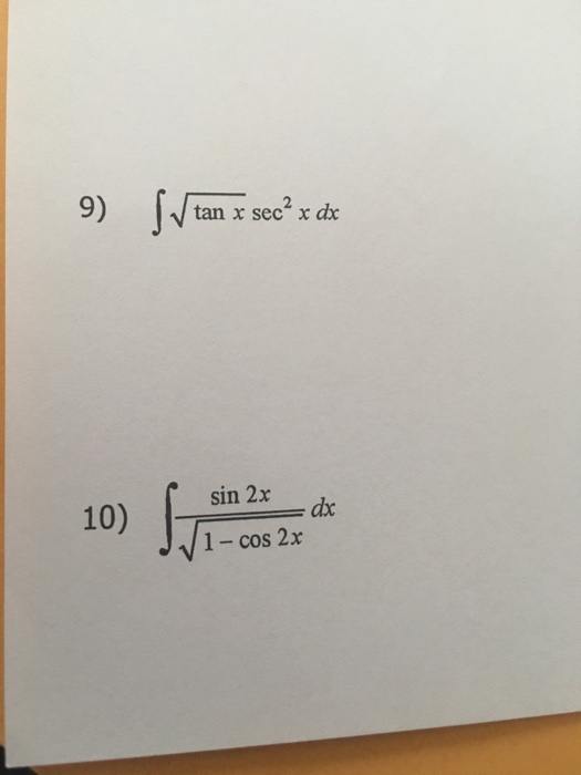 Solved Evaluating integrals for these integral Squareroot | Chegg.com