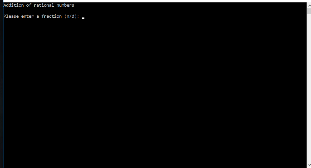 C++ Rational Number Calculator using Value-Returning | Chegg.com