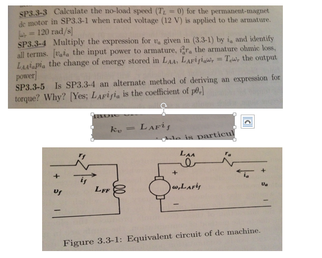 Solved Calculate the no-load speed (T_L. = 0) for the | Chegg.com