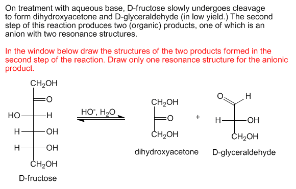 Solved On treatment with aqueous base, D-fructose slowly | Chegg.com