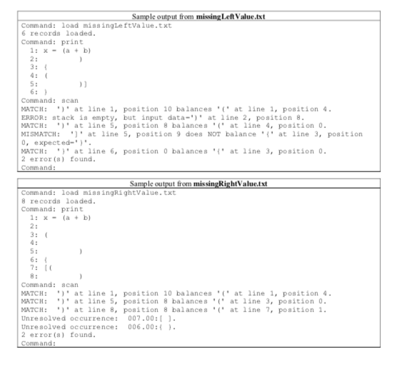 Solved Balanced Parentheses, Curly Braces, and Square | Chegg.com