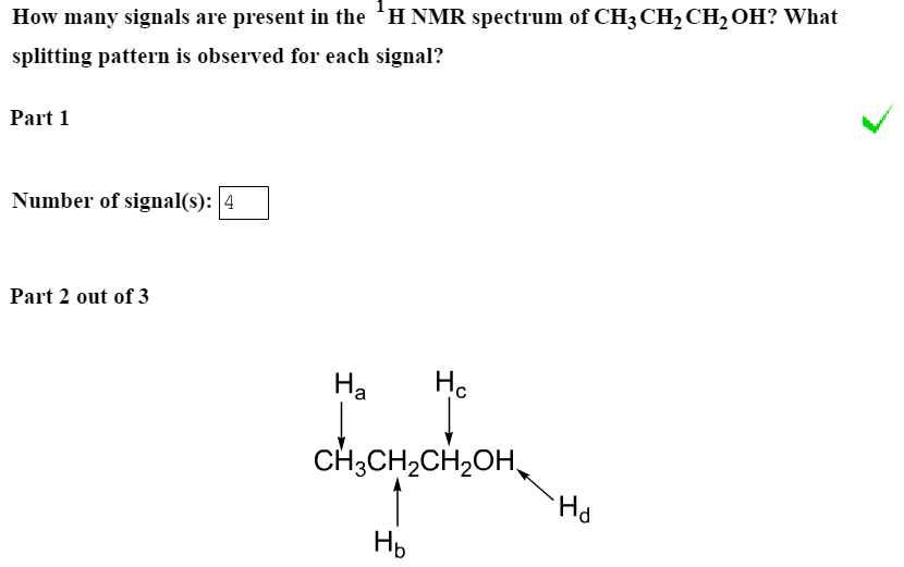 Solved How many signals are present in the HNMR spectrum of | Chegg.com
