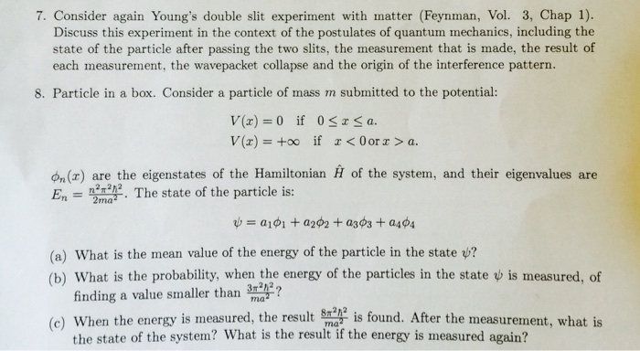 Solved Consider again Young's double slit experiment with | Chegg.com