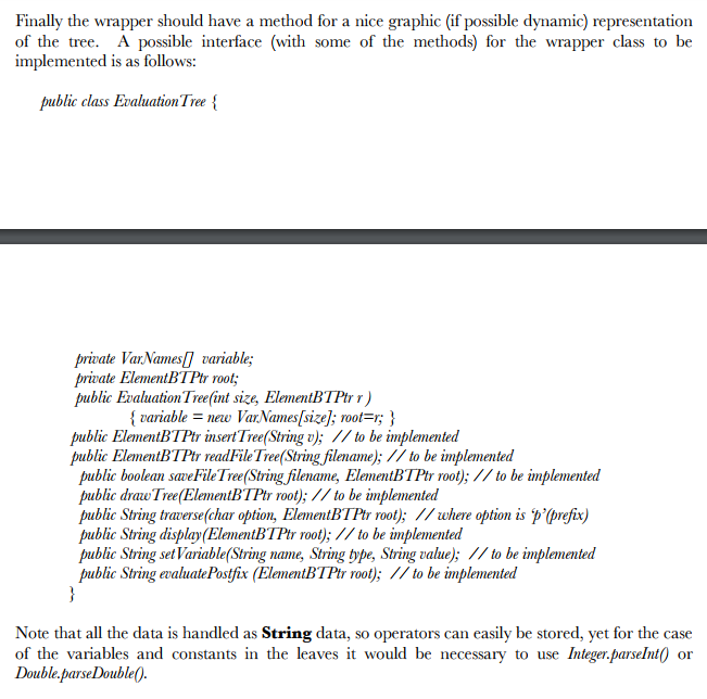 1 Description The development a wrapper class. A | Chegg.com