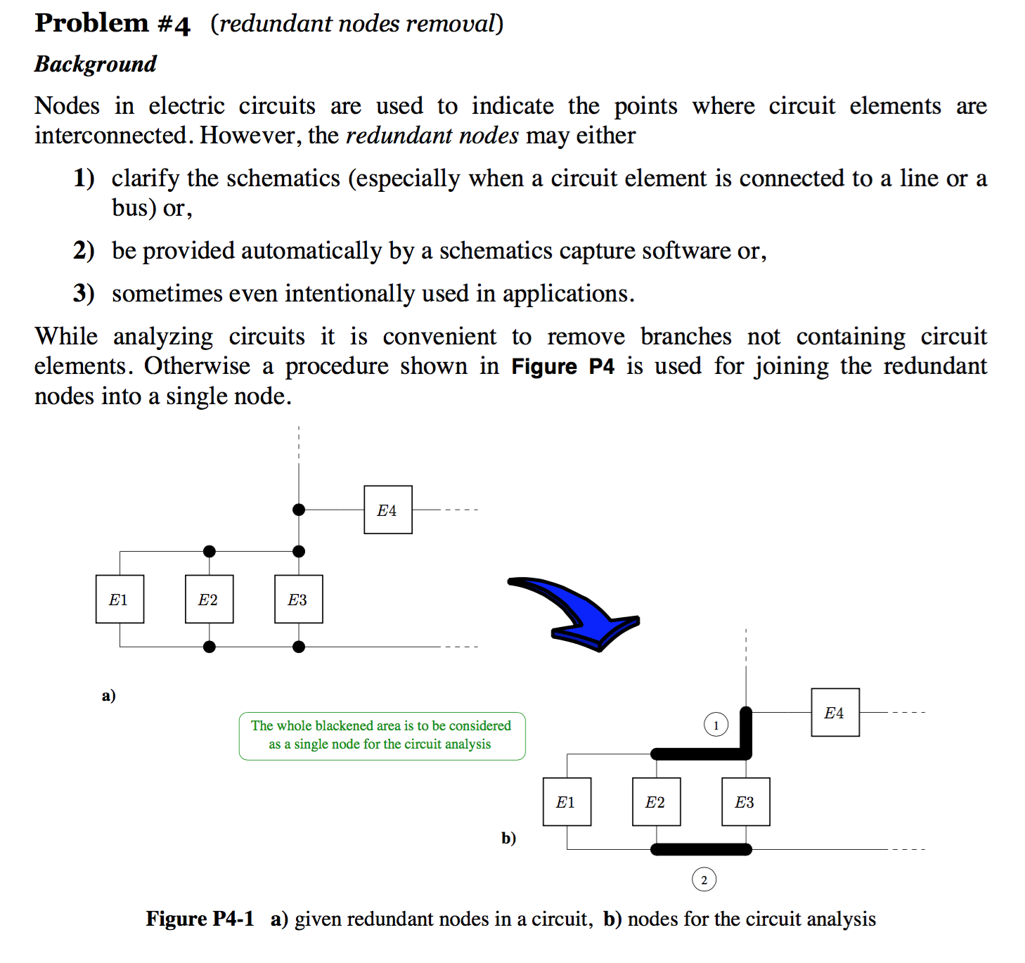 Solved Nodes in electric circuits are used to indicate the | Chegg.com
