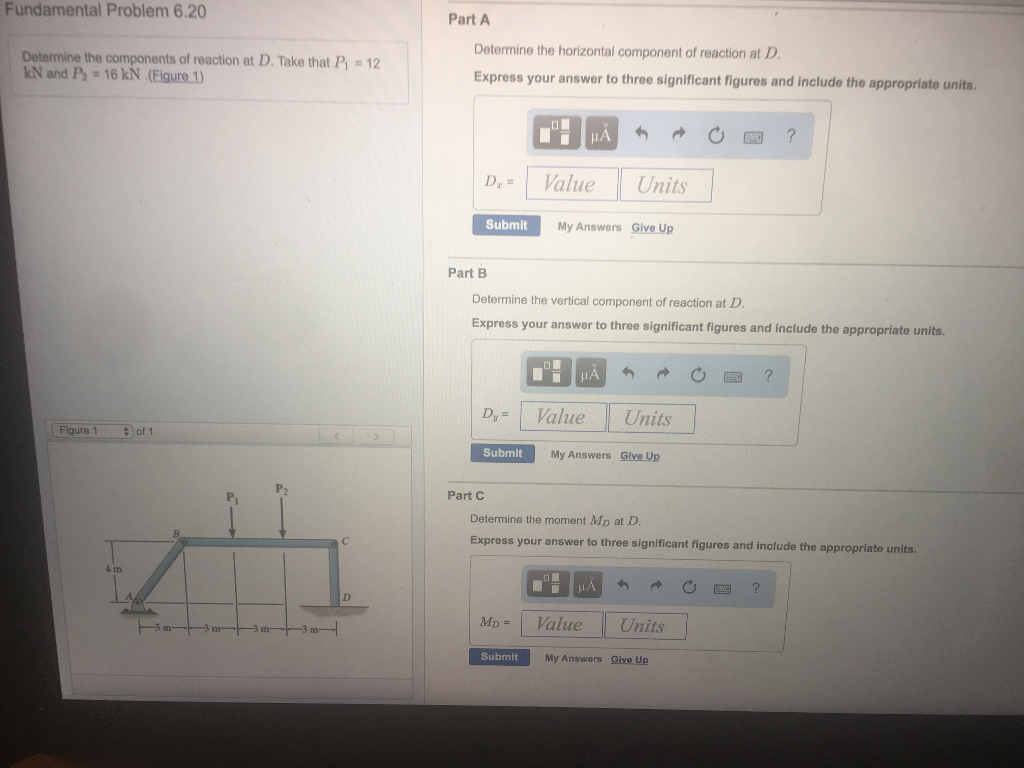 Solved Fundamental Problem 6.20 Part A Determine the | Chegg.com