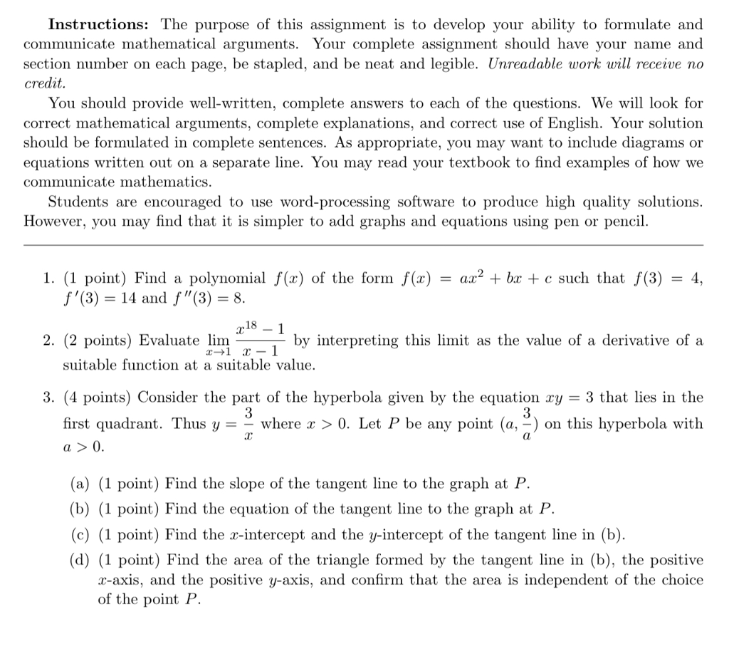 Solved Instructions: The purpose of this assignment is to | Chegg.com