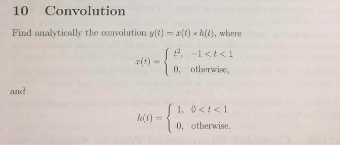 Solved Do time reversal of h (t) then compute for each stage | Chegg.com