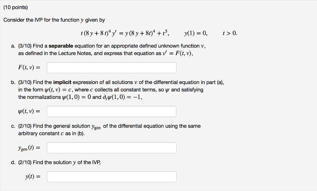 Solved Can someone help me with this differential equation | Chegg.com