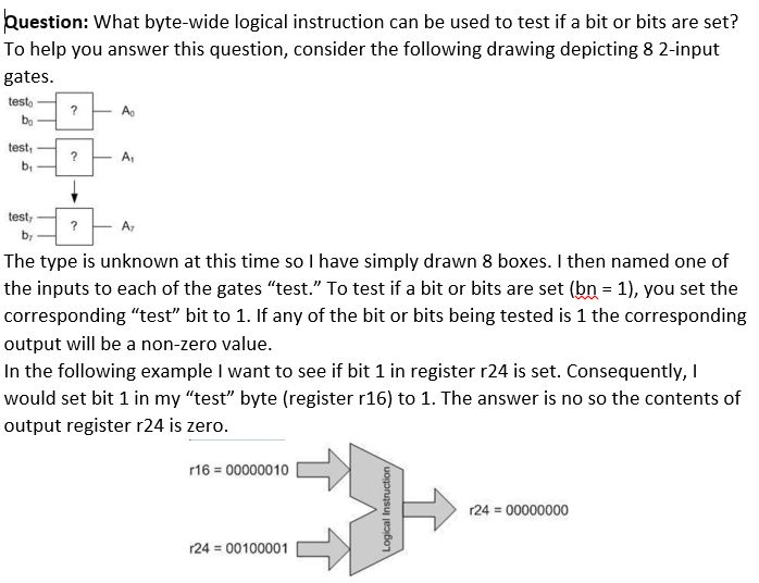 Assembly Language using AVR Studio. What byte-wide | Chegg.com