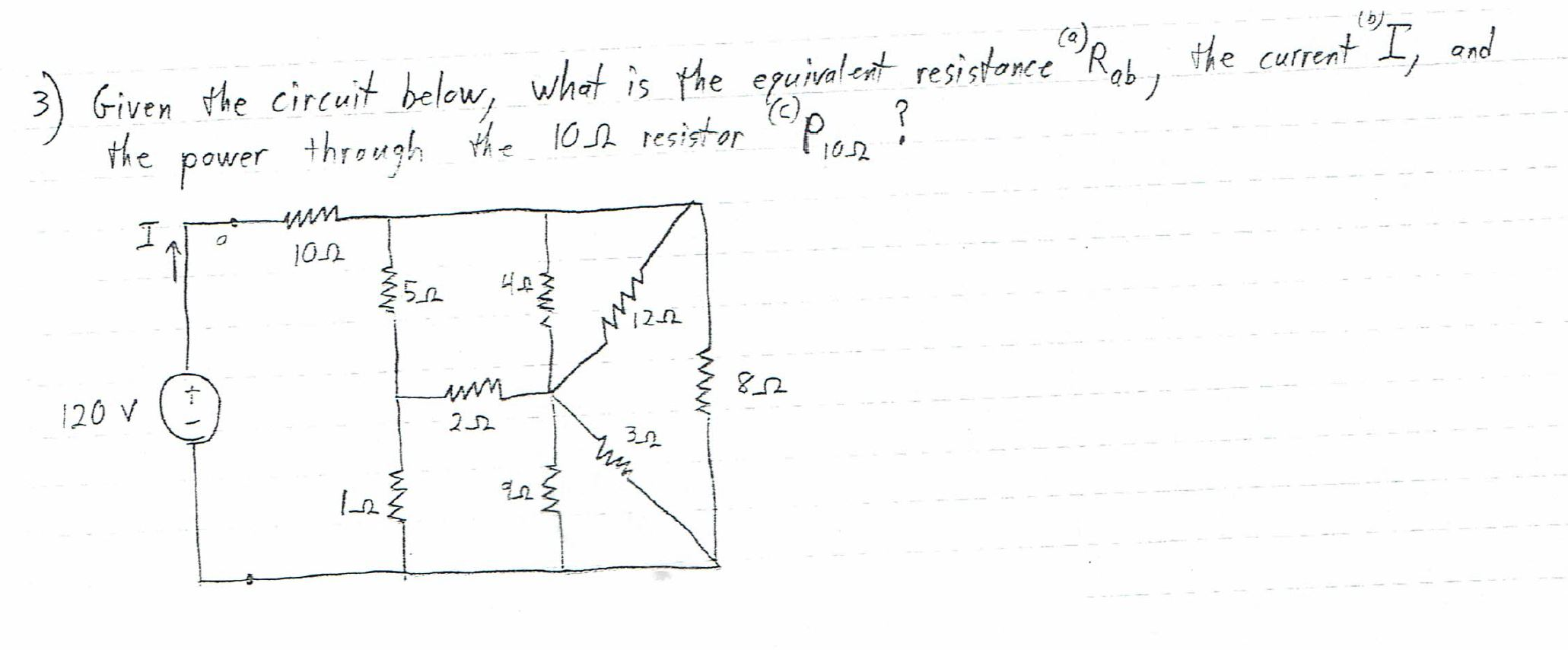 Solved Given the circuit below, what is the equivalent | Chegg.com
