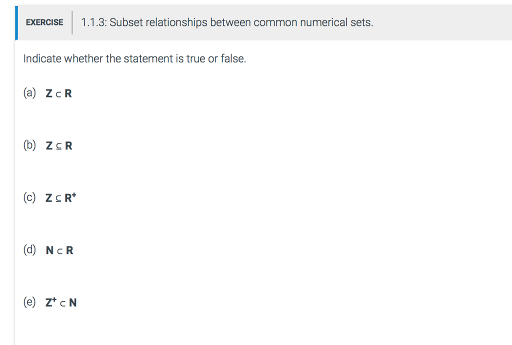Solved Note This Is Chapter 1 Sets In Discrete