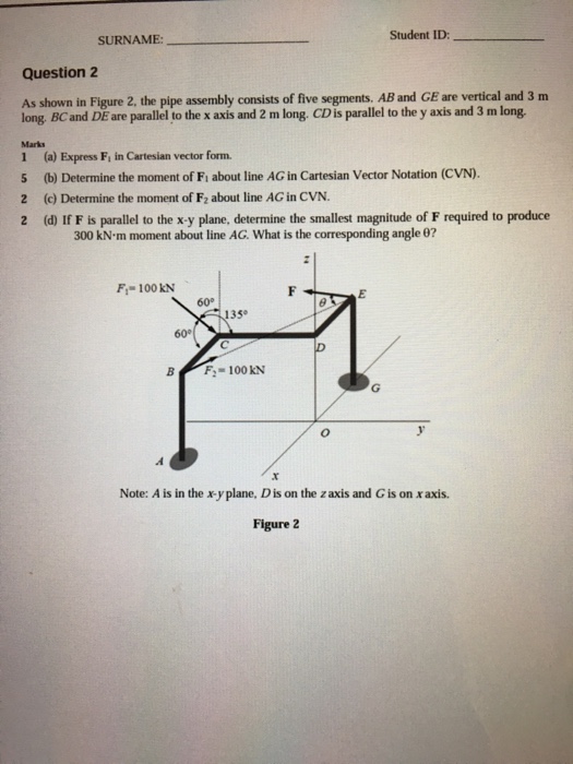 Solved As shown in Figure 2. the pipe assembly consists of | Chegg.com