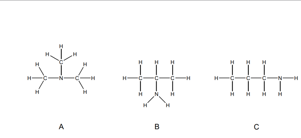 Solved Consider the following constitutional isomers. Rank | Chegg.com
