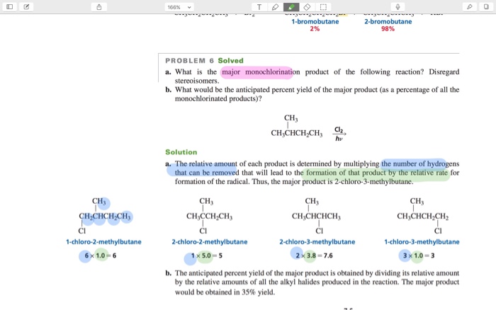 Solved 166% ¥ 2% 98% PROBLEM 6 Solved a. What is the major | Chegg.com