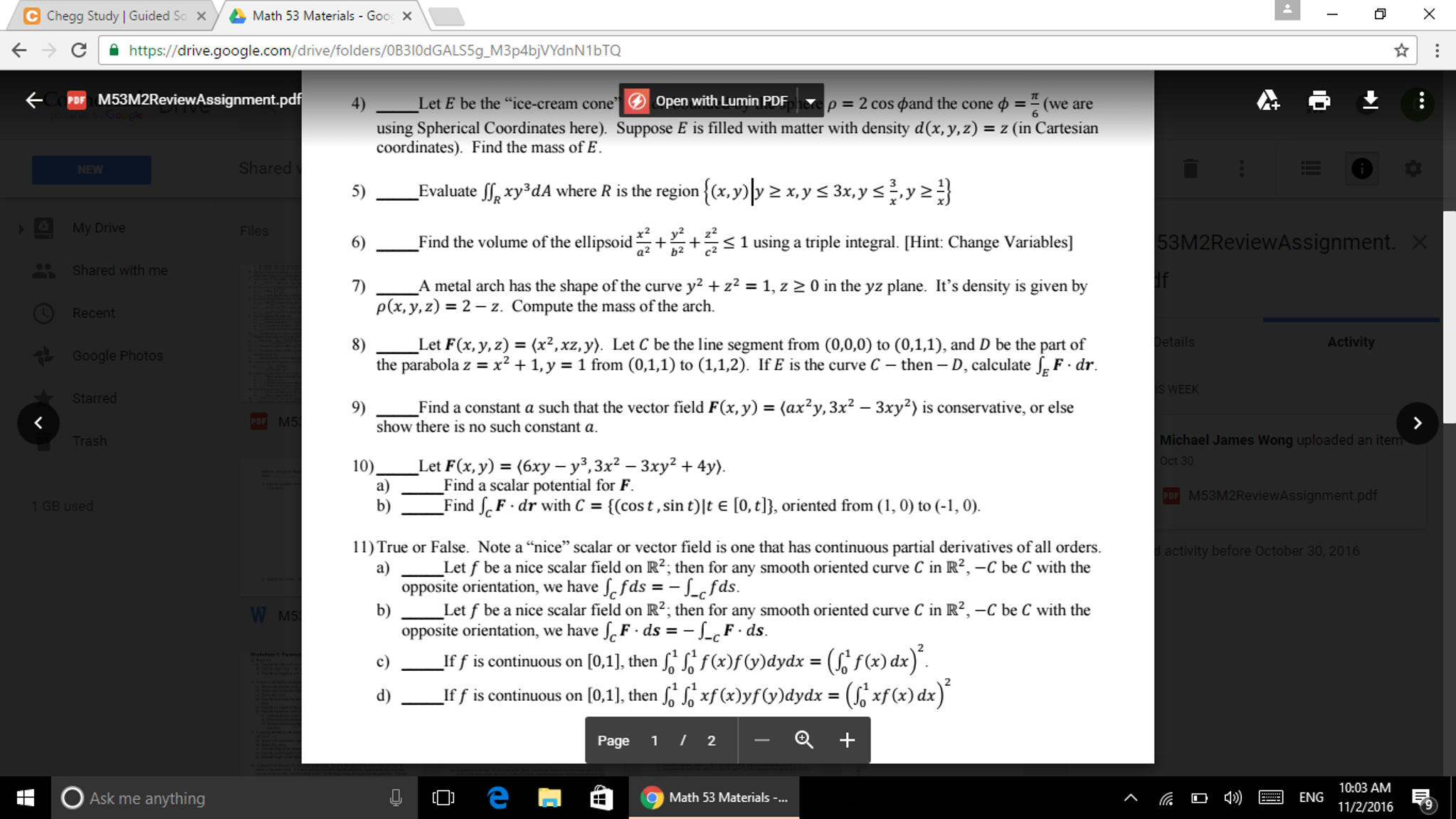 Solved Solve #11 | Chegg.com