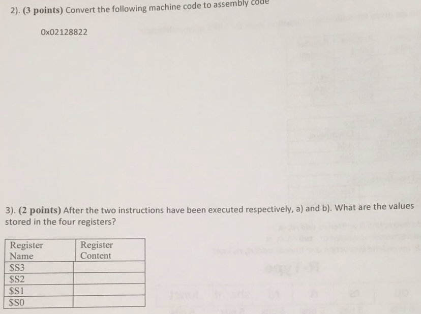 Solved Problem 6 (17 points) You are given the following | Chegg.com