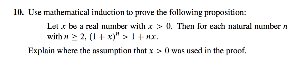 Solved Use mathematical induction to prove the following | Chegg.com