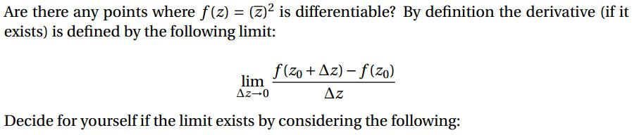 Solved Determine the limit as z tends to z0 along horizontal | Chegg.com
