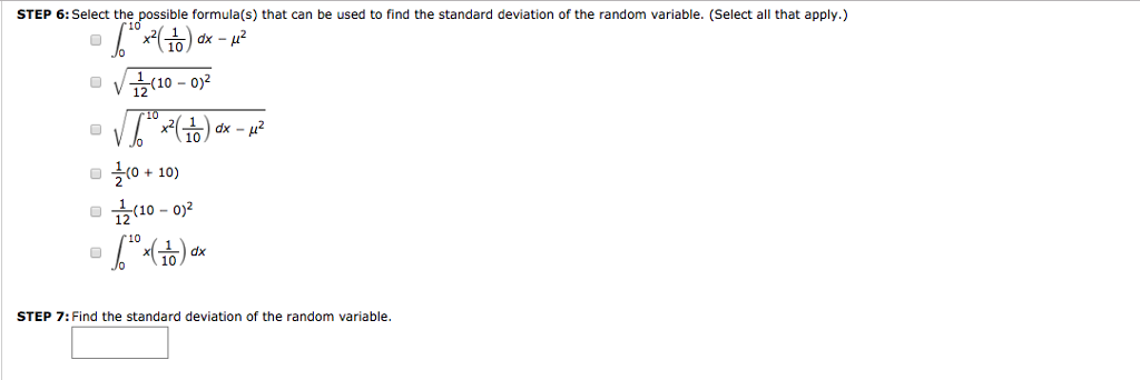 Solved Use the given probability density function over the | Chegg.com