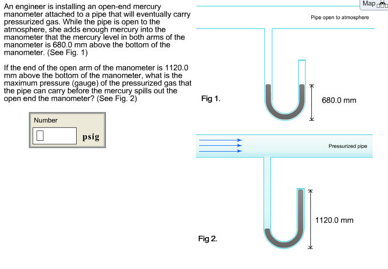 Solved An engineer is installing an open - end mercury | Chegg.com
