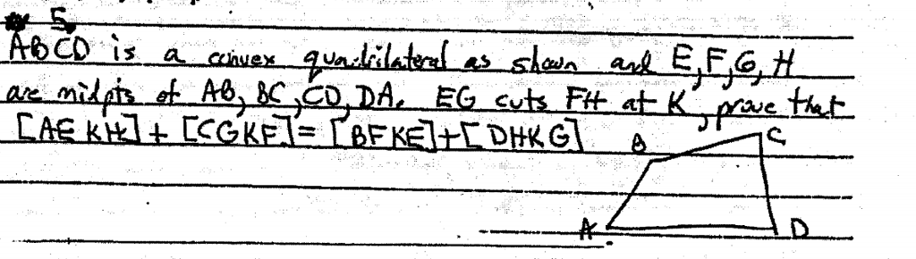 Solved ABCD is a convex quadrilateral as shown and E, F, G, | Chegg.com