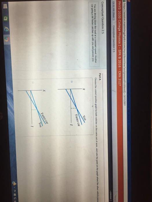 Solved PHYS 2030 College Physics I - SPR B 2016- CRN 3127 on | Chegg.com