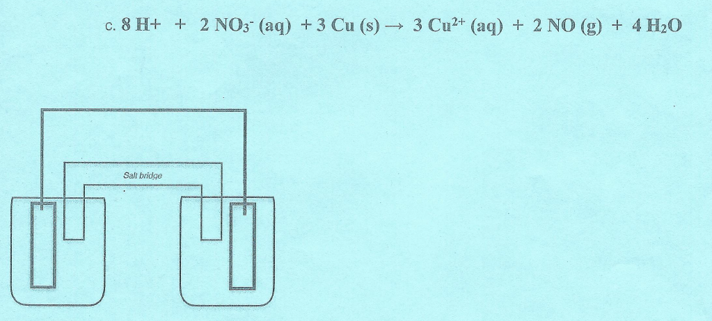 Solved Sketch a voltaic cell for each of the following | Chegg.com