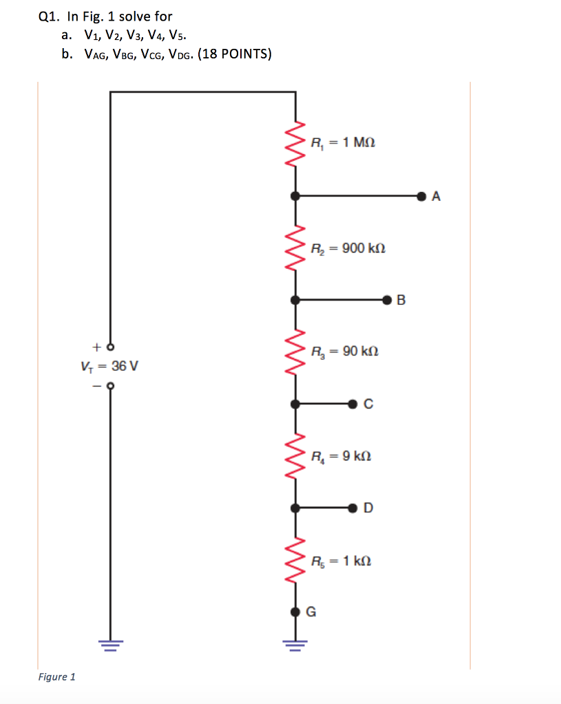 Solved In Fig 1 Solve For V 1 V 2 V 3 V 4 V 5 V AG Chegg Solved In Fig 1 Solve For V 1 V 2 V 3 V 4 V 5 V AG Chegg