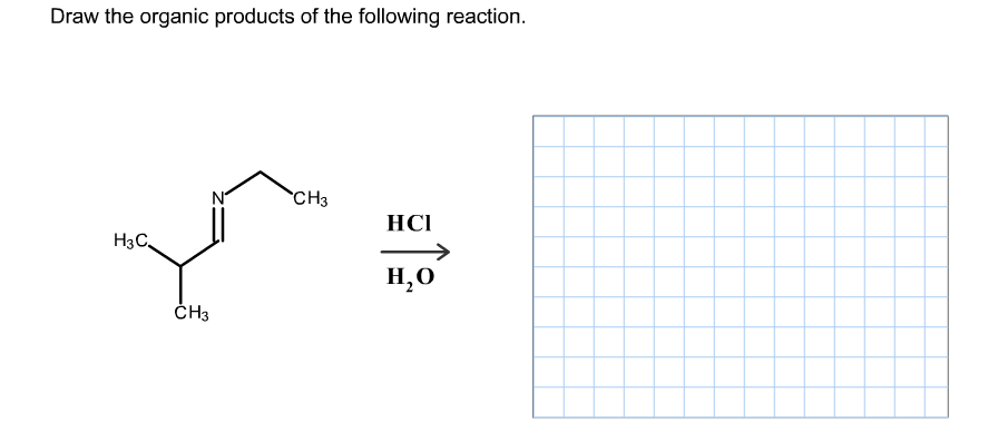 Solved Draw the organic products of the following reaction. | Chegg.com