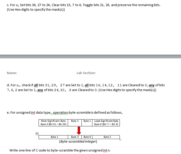 Solved Question 1 (10 pts): Binary operations, 2pts each. | Chegg.com