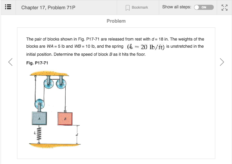 Solved Chapter 17, Problem 71 P Bookmark Show all steps: | Chegg.com