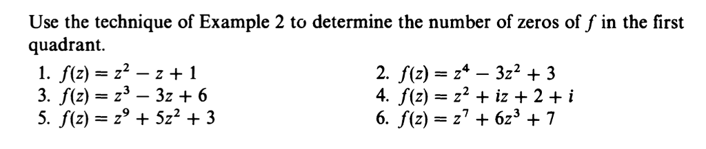Solved Example 2 Find the number of zeros of the function | Chegg.com