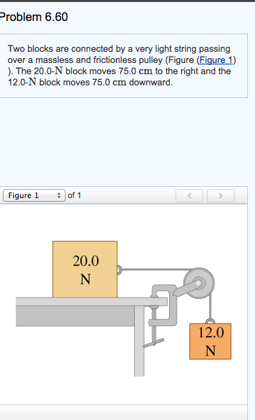 Solved 1.) Find the total work done on 20-N block if there | Chegg.com
