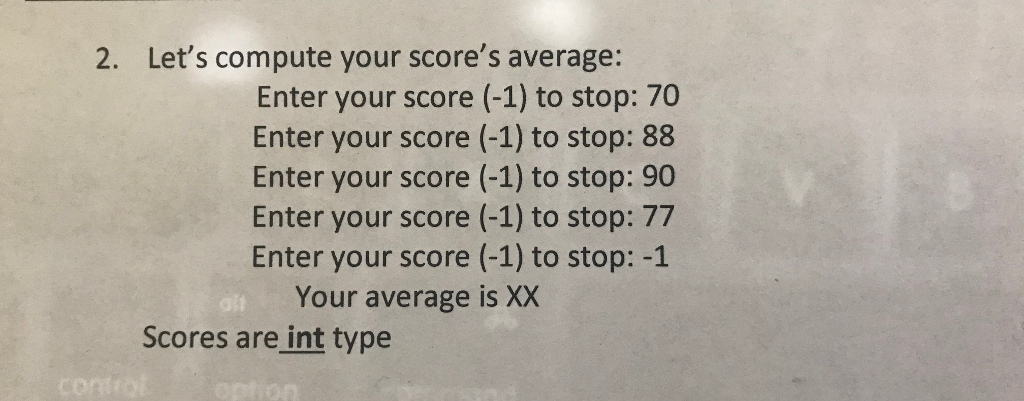 2. Let's compute your score's average: Enter your | Chegg.com