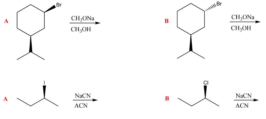 Solved For each of the following pair of reactions, CIRCLE | Chegg.com