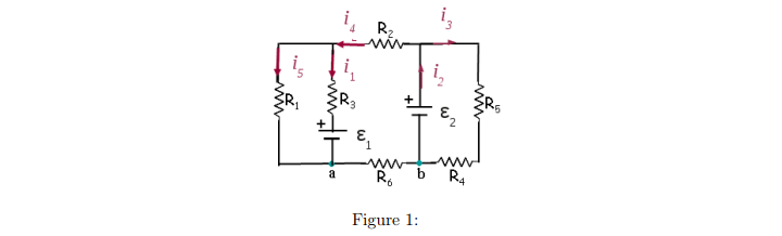Solved A circuit is constructed with six resistors and two | Chegg.com