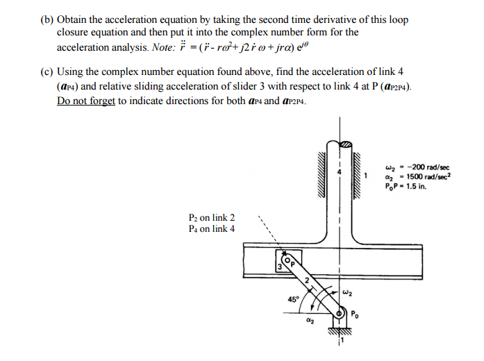 Solved Problem 2: For the mechanism below, link 2 rotates | Chegg.com