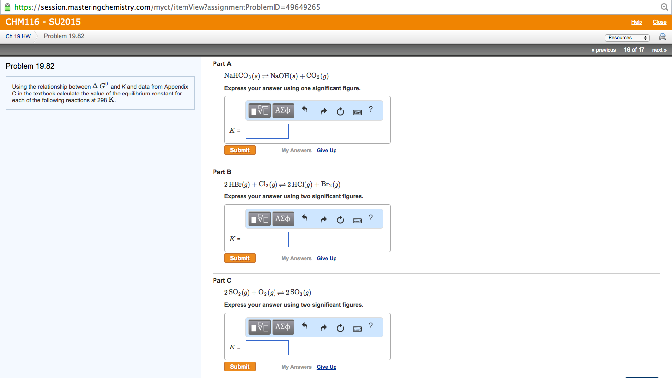 Solved appendix C = Thermodynamic Quantities for selected | Chegg.com Solved appendix C = Thermodynamic Quantities for selected | Chegg.com