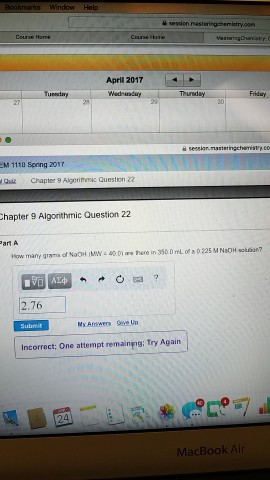 Solved How many grams of NaOH (MW = 40.0) are there in 350.0 | Chegg.com