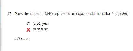 Solved 16. Does the table represent an exponential function? | Chegg.com