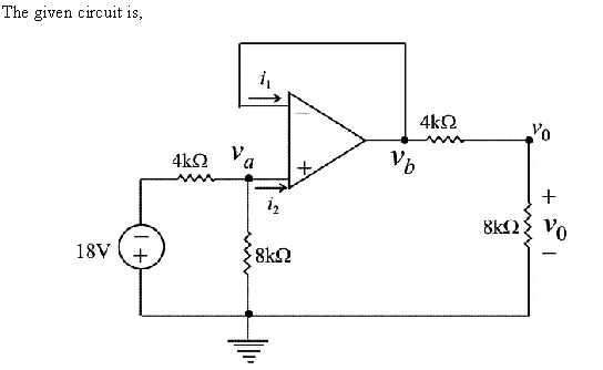 Solved Part of the solution to solve for V0 is given | Chegg.com
