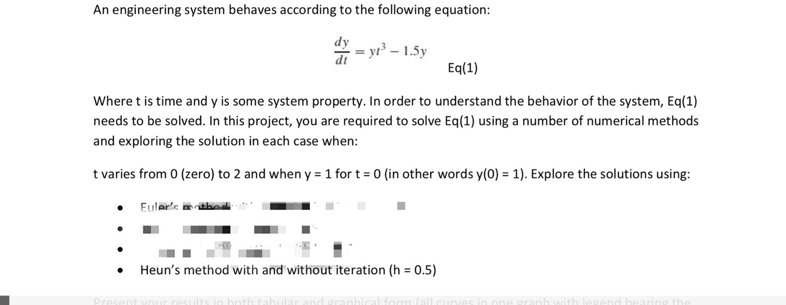 An engineering system behaves according to the | Chegg.com