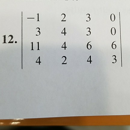Solved Combine the methods of row reduction and cofactor | Chegg.com