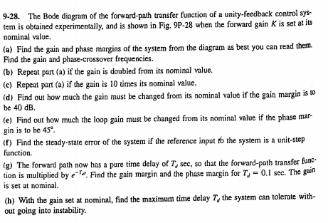 Solved 9-26. The forward-path transfer functions of | Chegg.com