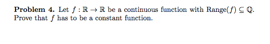 Solved Let f: R rightarrow R be a continuous function with | Chegg.com