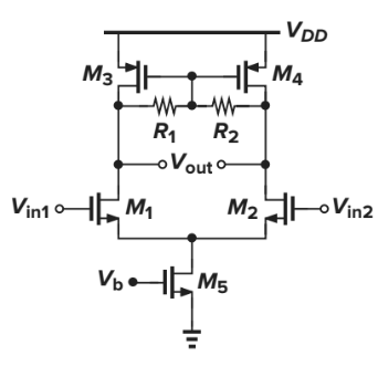 Solved 4 R1 R2 out in1 | Chegg.com