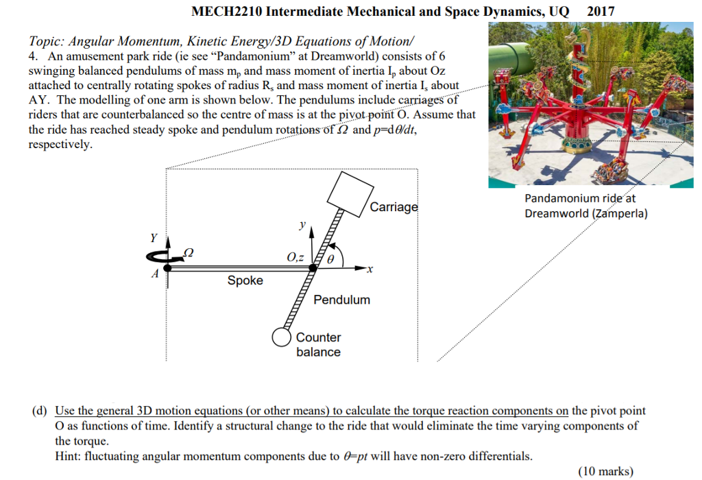 MECH2210 Intermediate Mechanical and Space Dynamics, | Chegg.com
